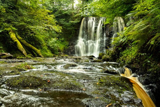 Glenariff Waterfall Ess na crub | S Black Photo