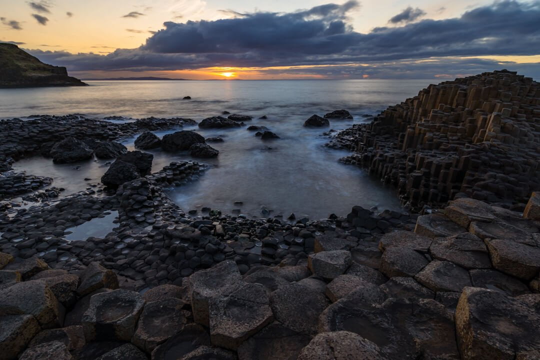 Sunset at the Giants Causeway | S Black Photo
